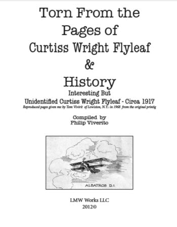 [TMP] Torn From the Pages of Curtiss Wright Flyleaf & History at Wargame Vault
