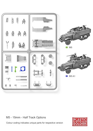 [TMP] Plastic Soldier Company Releases 15mm Allied M5 Halftrack