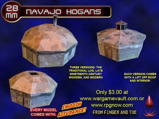 [TMP] Finger & Toe: Navajo Hogans 28mm PDF