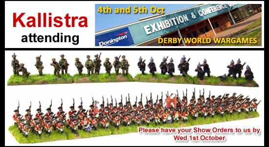 [TMP] Kallistra Attending Derby World Wargames at Castle Donington