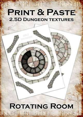 [TMP] Print & Paste Dungeon Textures: Rotating Room Available