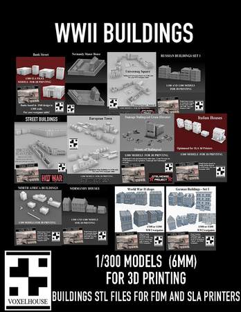 [TMP] 3Dprintable WWII Buildings Bundle Available