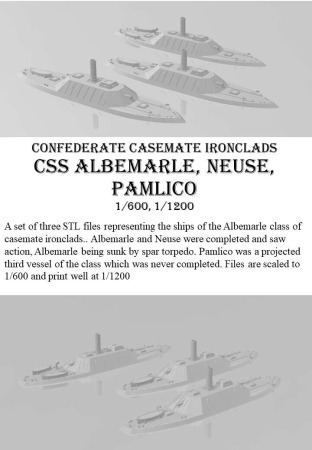 [TMP] 3Dprintable CSS Albemarle, Neuse, Pamlico Available